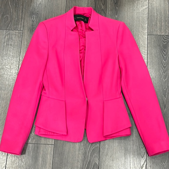Jackets & Coats | Brand New Hot Pink Zara Jacket | Poshmark